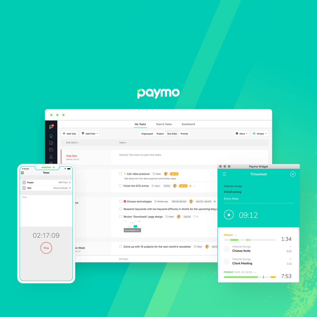 Paymo - Mode Remote